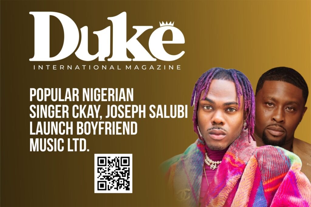 Popular Nigerian Singer Ckay, Joseph Salubi Launch Boyfriend Music Ltd ...